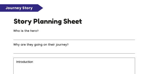 KS1 and KS2 Writing Templates - Journey Stories | Plazoom