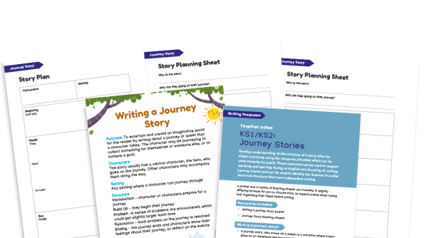 KS1 and KS2 Writing Templates - Defeating the Monster Stories | Plazoom