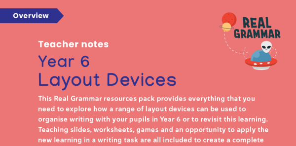 6.10 Year 6: T - layout devices [for example, headings, sub-headings ...