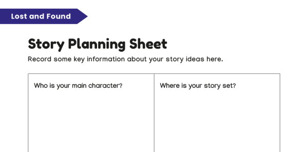 KS1 and KS2 Writing Templates - Lost and Found Stories | Plazoom