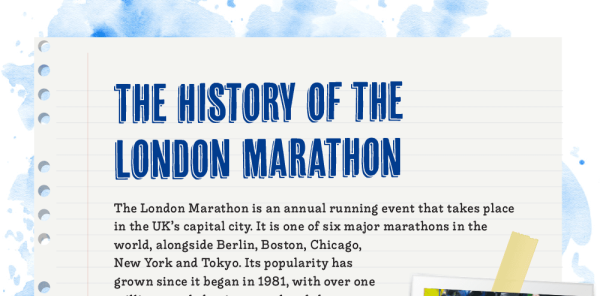The London Marathon: Key Stage 2 Comprehension Text and Worksheets ...