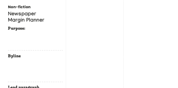 KS2 Writing Templates: Margin Planners | Plazoom KS2 Writing Templates: Margin Planners | Plazoom