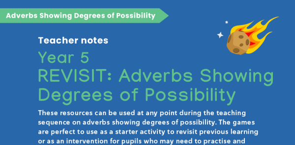 Adverb of possibility – Using modal verbs/adverbs (5.2a Year 5) | Plazoom