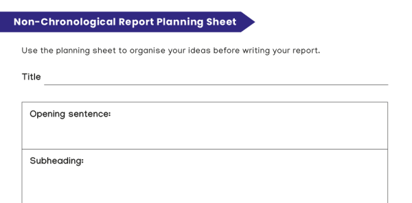 KS1 Writing Templates - Non-chronological Reports | Plazoom