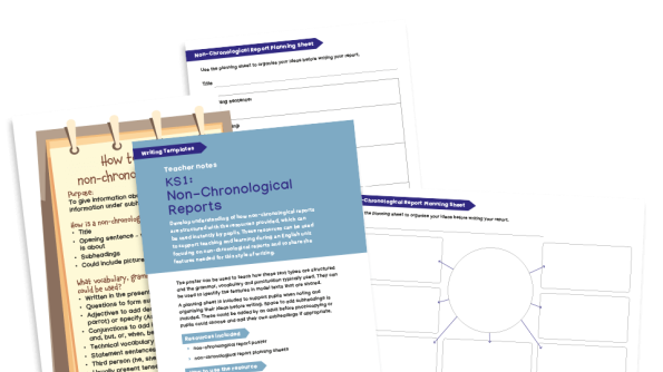 KS2 Writing Templates - Non-chronological reports | Plazoom