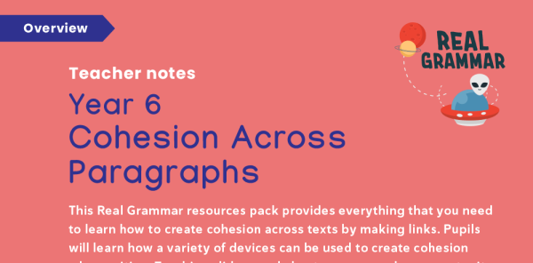 6.9a Year 6: T - linking ideas across paragraphs using a wider range of ...
