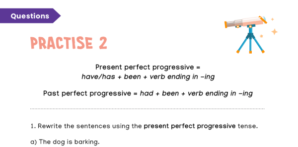 5.1b Year 5: using the perfect form of verbs to mark relationships of ...