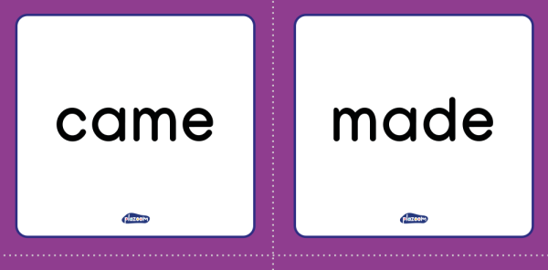 Phase 5 phonics - word cards set 4: a-e, e-e, i-e, o-e, u-e | Plazoom