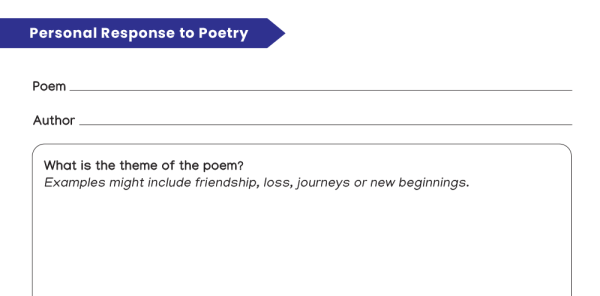 Key Stage 2 Reading Activity - Personal Response to a Text Worksheets ...