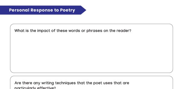 Key Stage 2 Reading Activity - Personal Response to a Text Worksheets ...