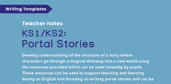 KS1 and KS2 Writing Templates - Portal Stories | Plazoom
