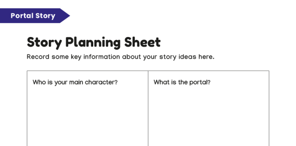 KS1 and KS2 Writing Templates - Portal Stories | Plazoom