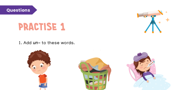 1.7 Year 1: W - how the prefix un- changes the meaning of verbs and ...