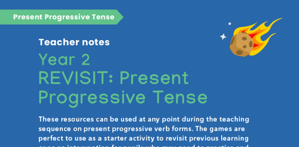2.3c Year 2: use the present and past tenses correctly and consistently ...