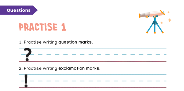 2.8b Year 2: P - use of capital letters, full stops, question marks and ...