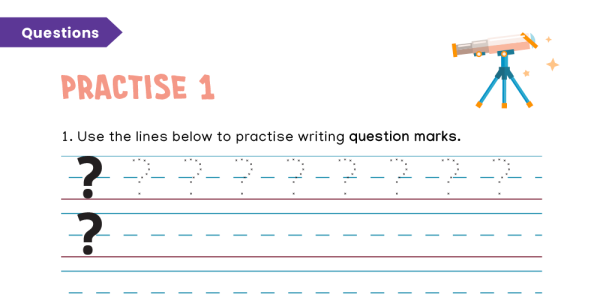 1.3c Year 1: Begin to punctuate sentences using a capital letter and a ...