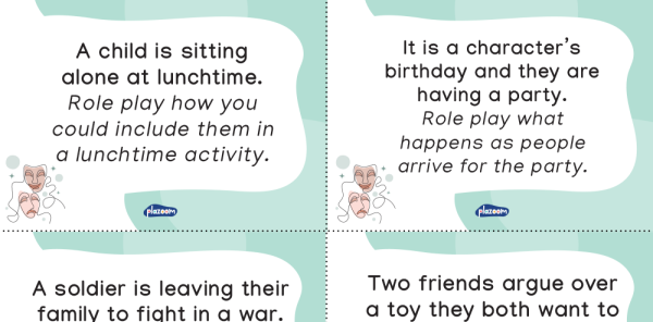 Role Play Resources Pack: Worksheets and Teaching Notes | Plazoom