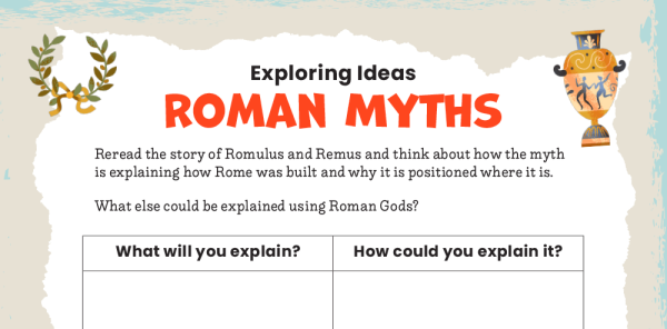 Roman Myths (Romulus and Remus) - KS2 Text Types: Writing Planners and ...