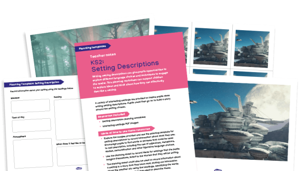 KS2 Writing Templates - Setting descriptions | Plazoom