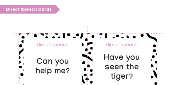 Year 3 and 4 Grammar Games: Using Speech Marks for Direct Speech ...