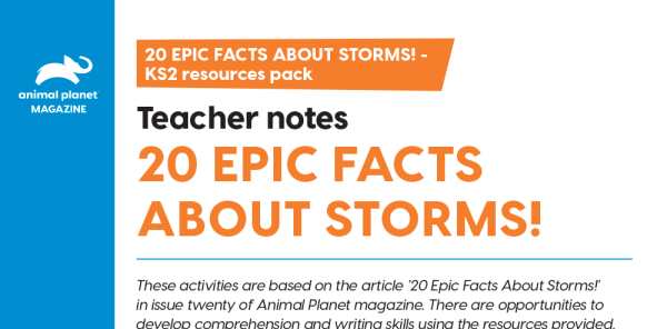 Epic Facts About Storms: KS2 Comprehension and Writing Activities Pack ...