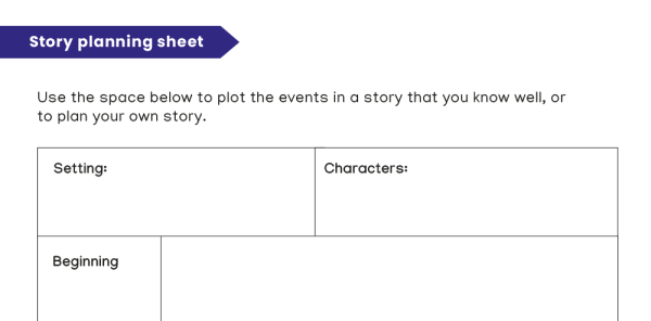 Planning a Story: Templates, Planning Sheets and Teacher Notes | Plazoom