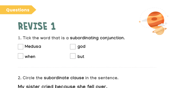 3.1d Year 3: extending the range of sentences with more than one clause ...