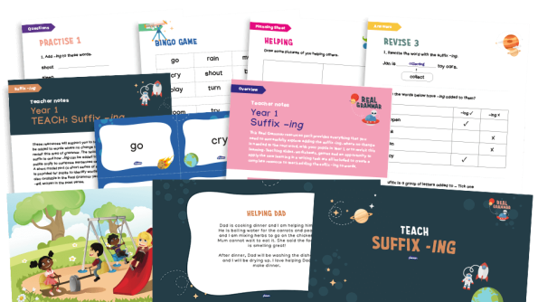 1.5b Year 1: W - regular plural noun suffixes -s or -es including the ...