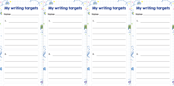 Writing Targets Bookmarks: Key Stage 1 and 2 | Plazoom