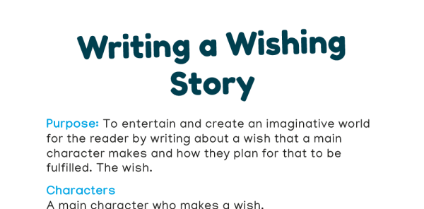 KS1 and KS2 Writing Templates - Wishing Stories | Plazoom